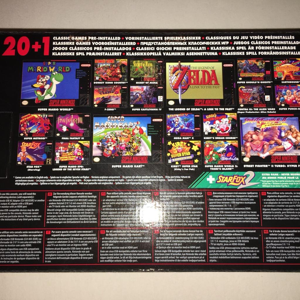 Nintendo SNES Classic Mini in 6311 Oberau für 10,00 € zum Verkauf ...