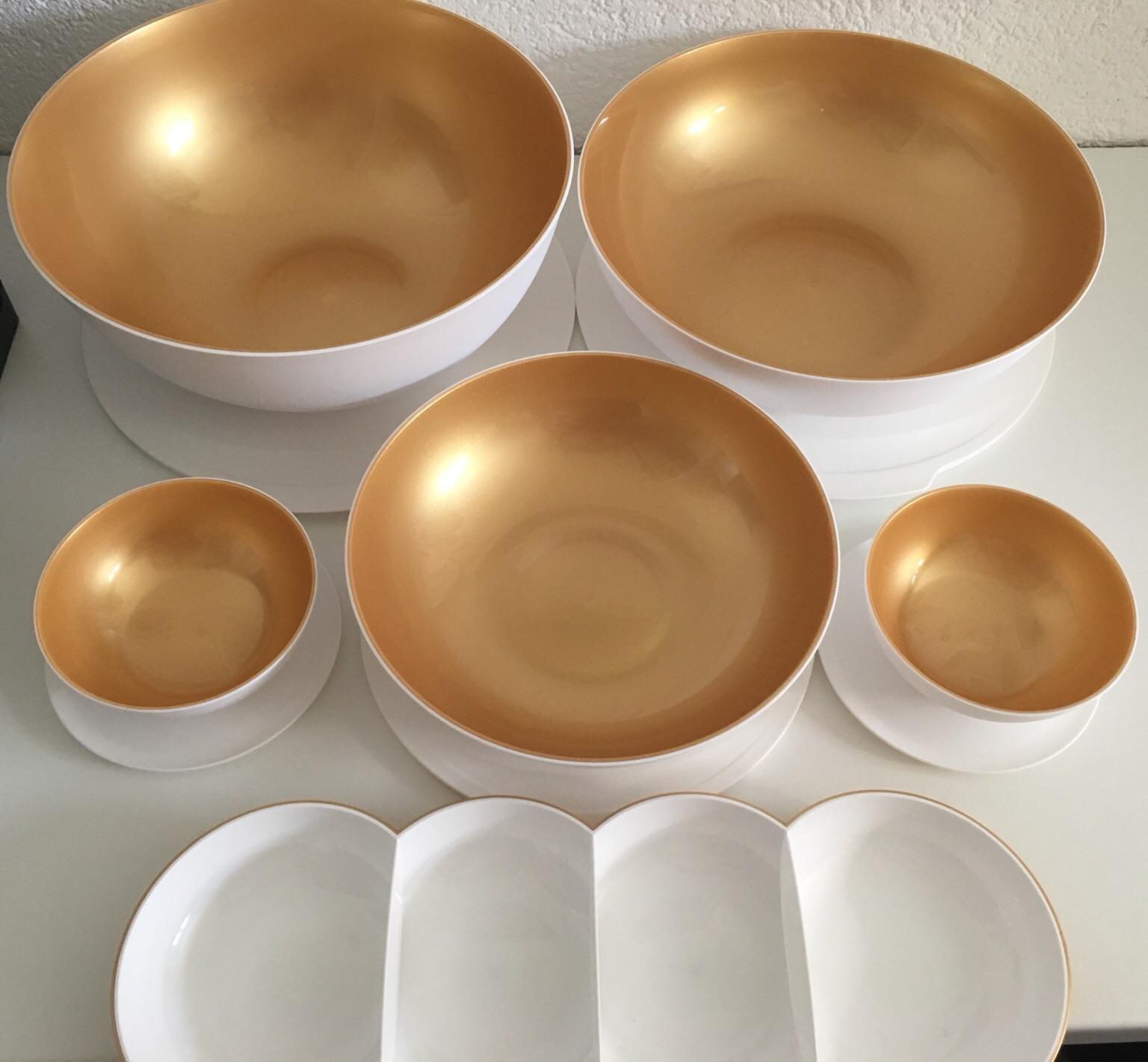Tupperware Allegra Set weiß/gold NEU in 6170 Zirl for €100.00 for sale ...