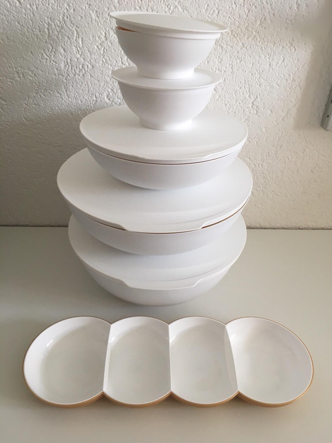 Tupperware Allegra Set weiß/gold NEU in 6170 Zirl for €100.00 for sale ...