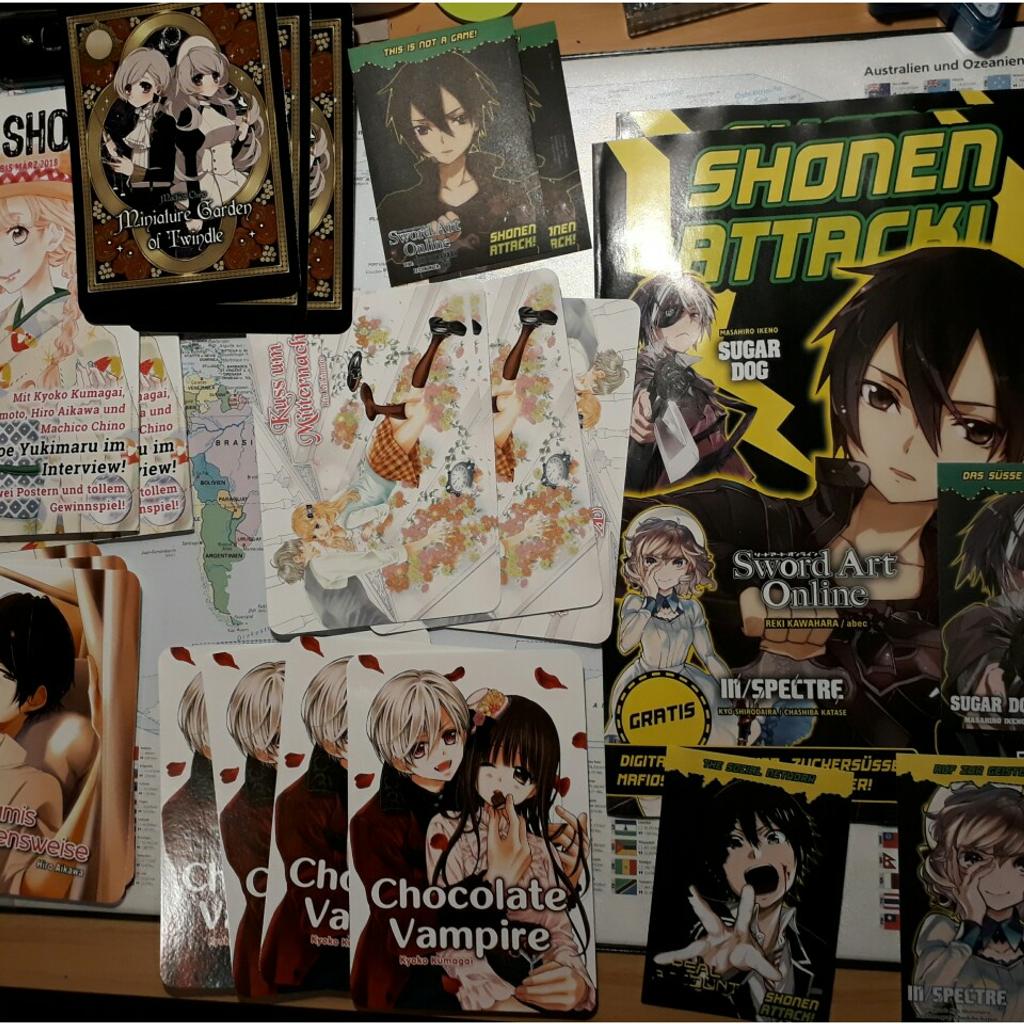 shojo/shonen anime manga Postkarten Sticker in 79837 Ibach für gratis ...