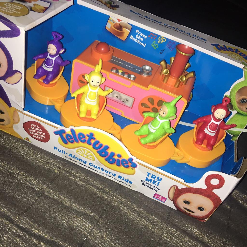 Brand New Teletubbies Custard Ride in E3 London für £ 18,00 zum Verkauf ...