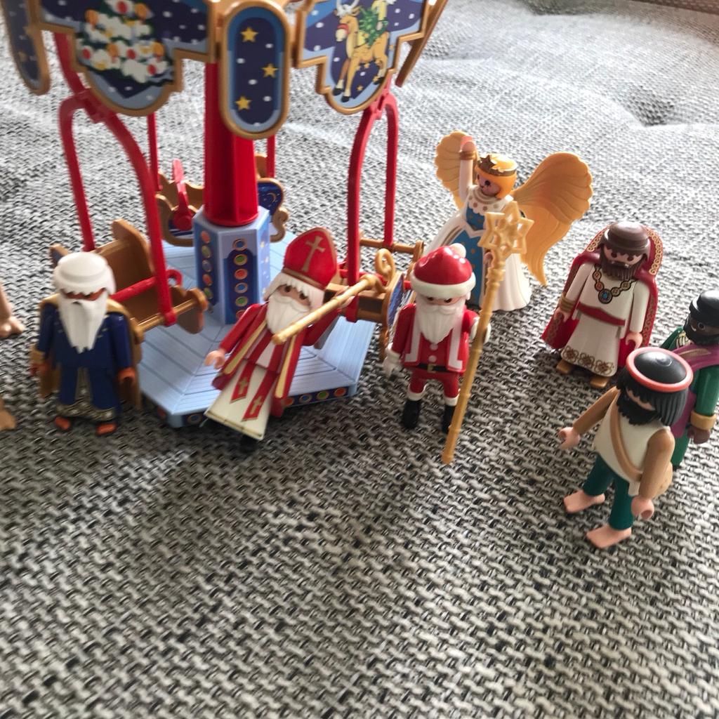 Weihnachten mit Playmobil Karussell 3 Hlg. Kö in 82205 Gilching für 10 ...