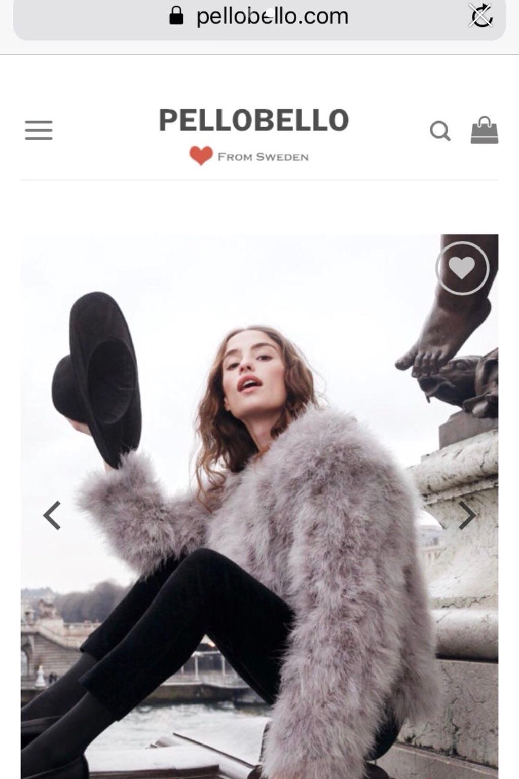 Pellobello jacka fluffy fever ash grey in 164 35 Stockholm für 398,00 ...