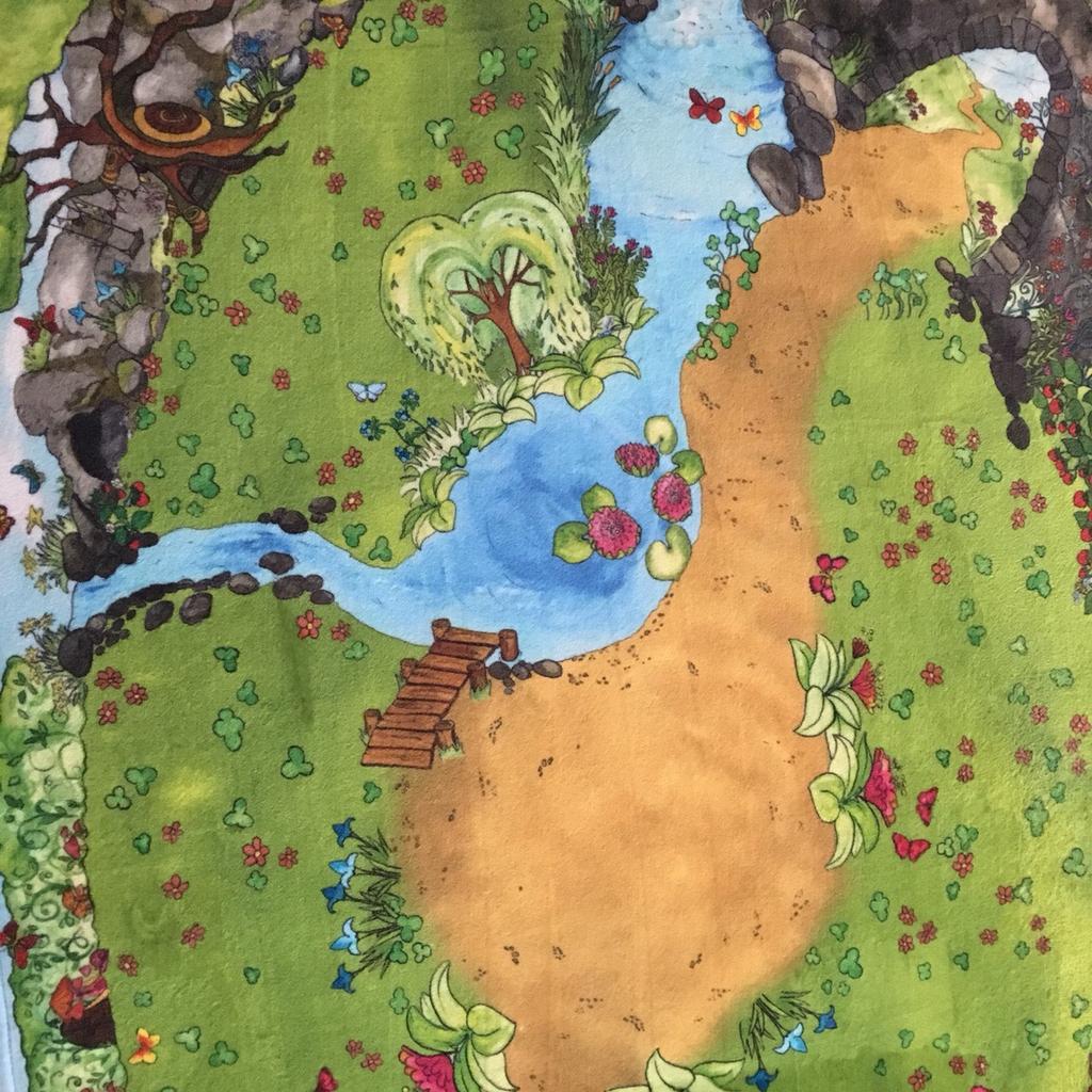 Spielteppich Elfen von JAKO-O in 67376 Harthausen for €25.00 for sale ...