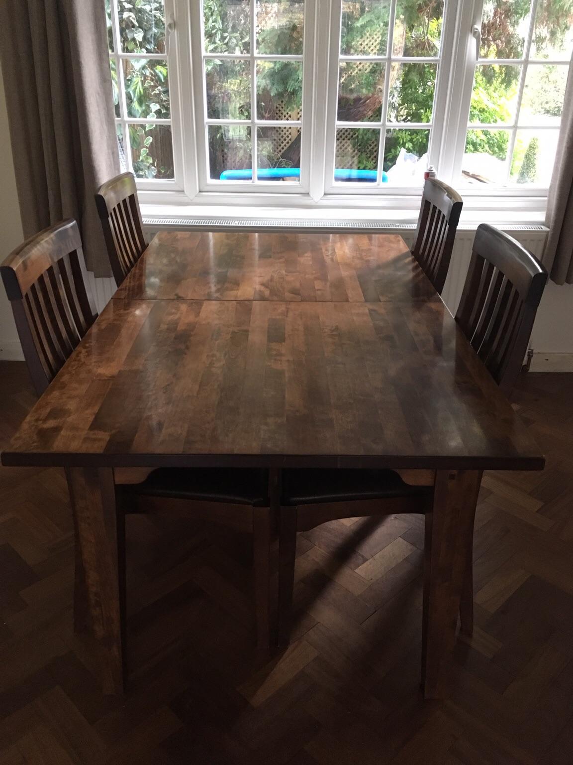 Laura Ashley Garrat Dining Table and 4 Chairs in TW16-Thames für £ 200 ...
