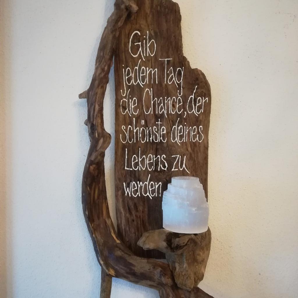 Altholz mit Treibholz mit Spruch in 6342 Niederndorf bei Kufstein für € ...