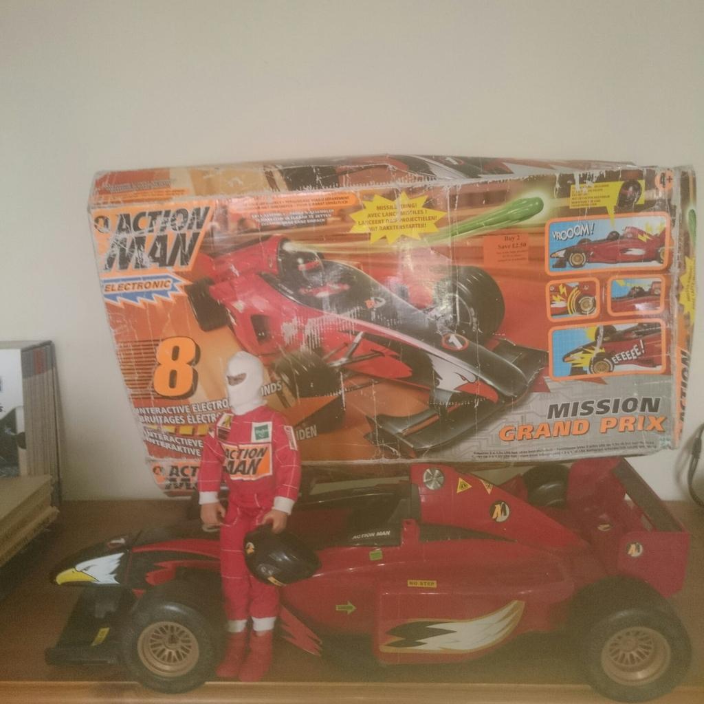 Boxed Action man racing car with driver in LL18 Rhuddlan for £15.00 for ...