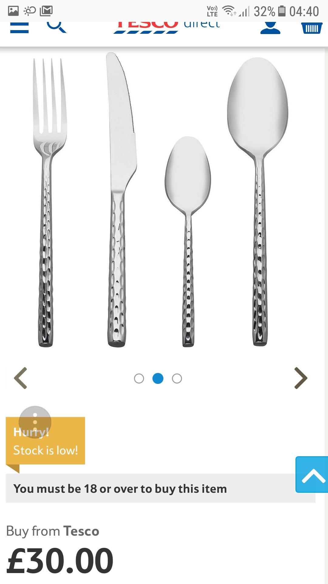 FOX & IVY CUTLERY SET 2 BOXES TITANIUM PLATE in TS26 Hartlepool for £20 ...