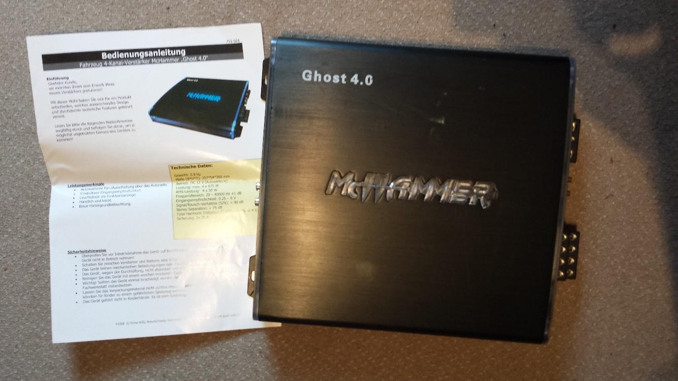 Bassbox mit Endstufe / MC Hammer / Auto in 09439 Amtsberg für 95,00 ...