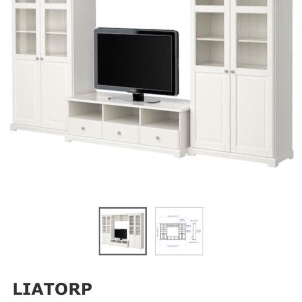 Ikea Liatorp Wohnwand Vitrine Regal Kommode in 70376 Stuttgart für 350 ...
