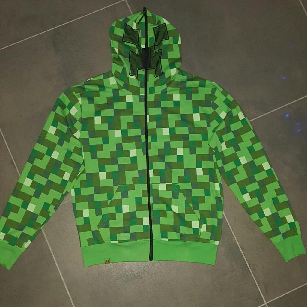 Minecraft JINX Creeper Premium Zip-up Hoodie in 41517 Grevenbroich für ...