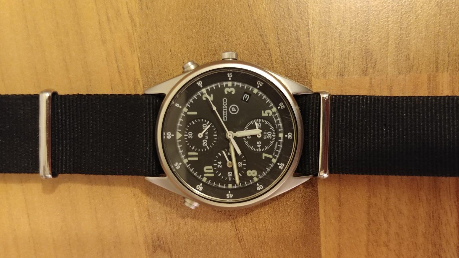 Seiko 7T27 - 7A20 MoD Gen 2 RAF Cronograph in MK2 Stratford für 300,00 ...