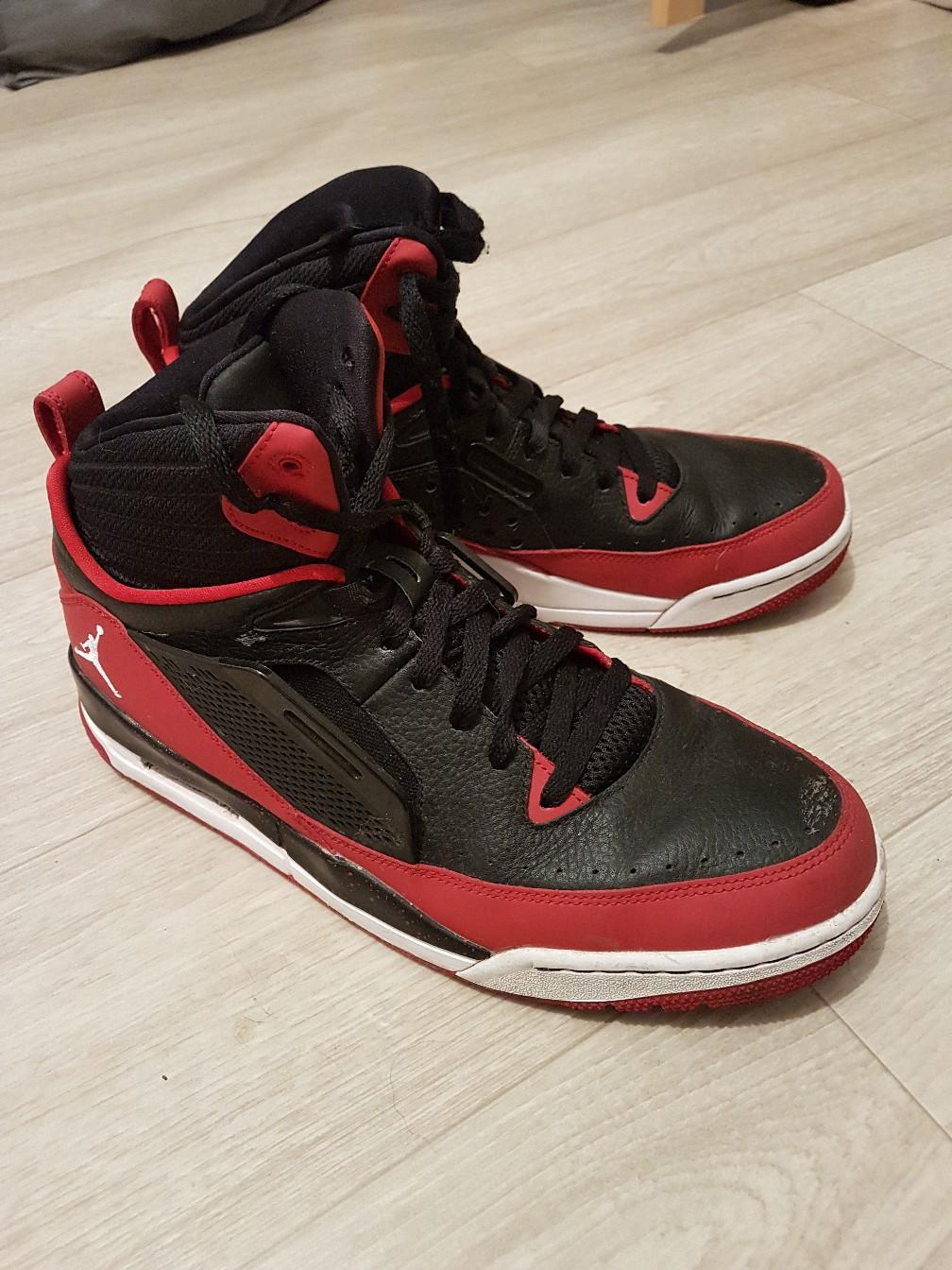 Jordan Flight 98 Jordans schwarz/rot 46 in 27412 Tarmstedt für € 30,00 ...
