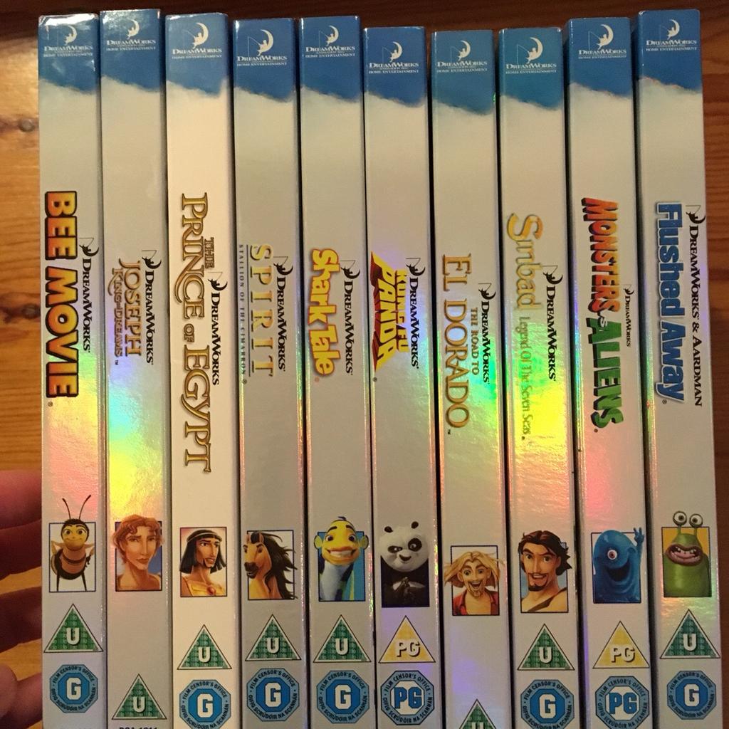 Set of 10 dreamworks DVDs in OX3 Oxford for £10.00 for sale | Shpock