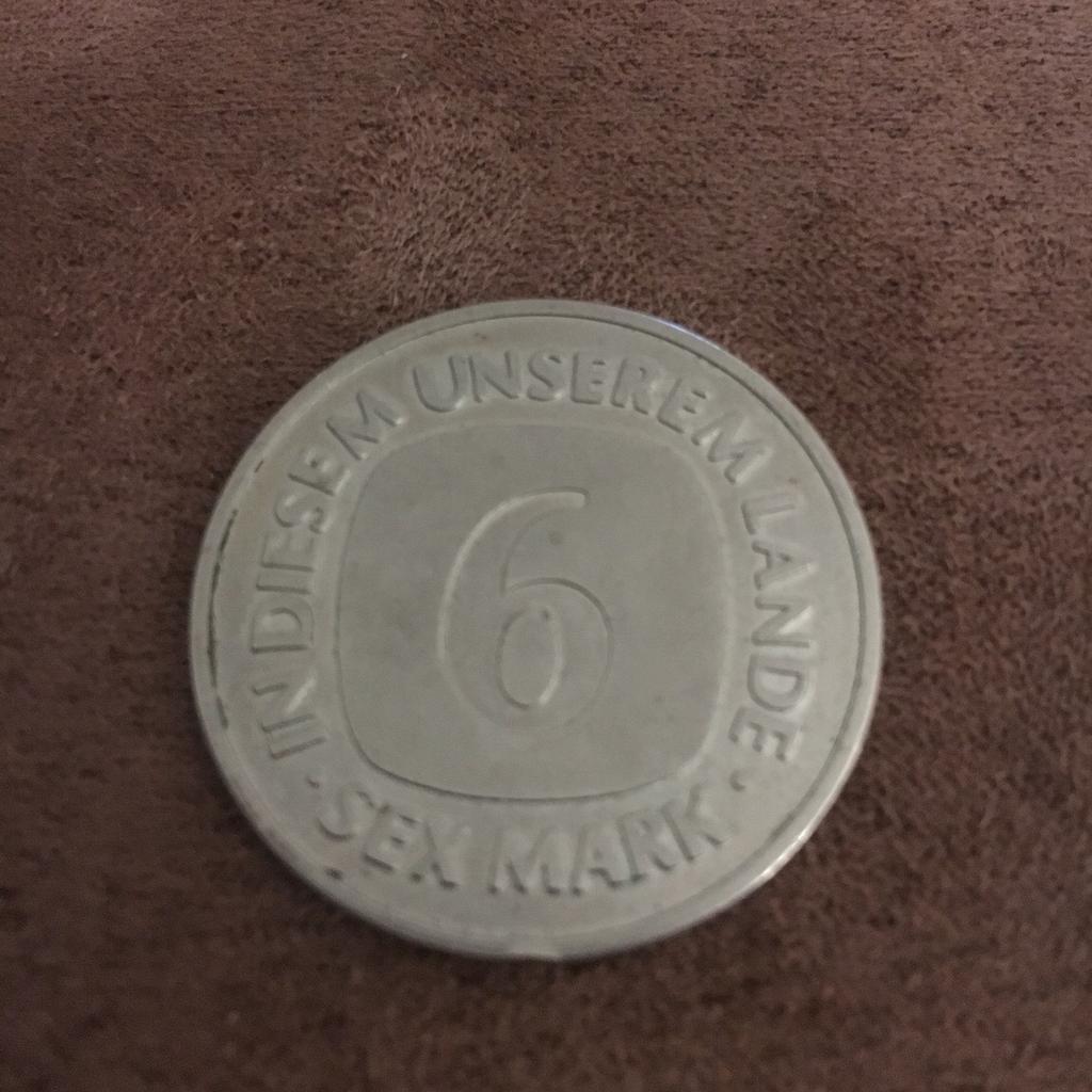 Münze Sex Mark 1992 Sammlerstück In 22297 Winterhude Für 10 00 € Zum