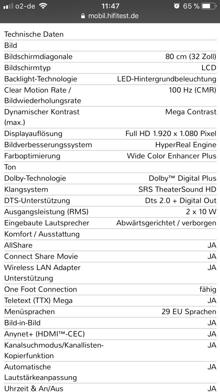 SAMSUNG UE32D5000 in 71364 Winnenden für € 140,00 zum Verkauf | Shpock AT