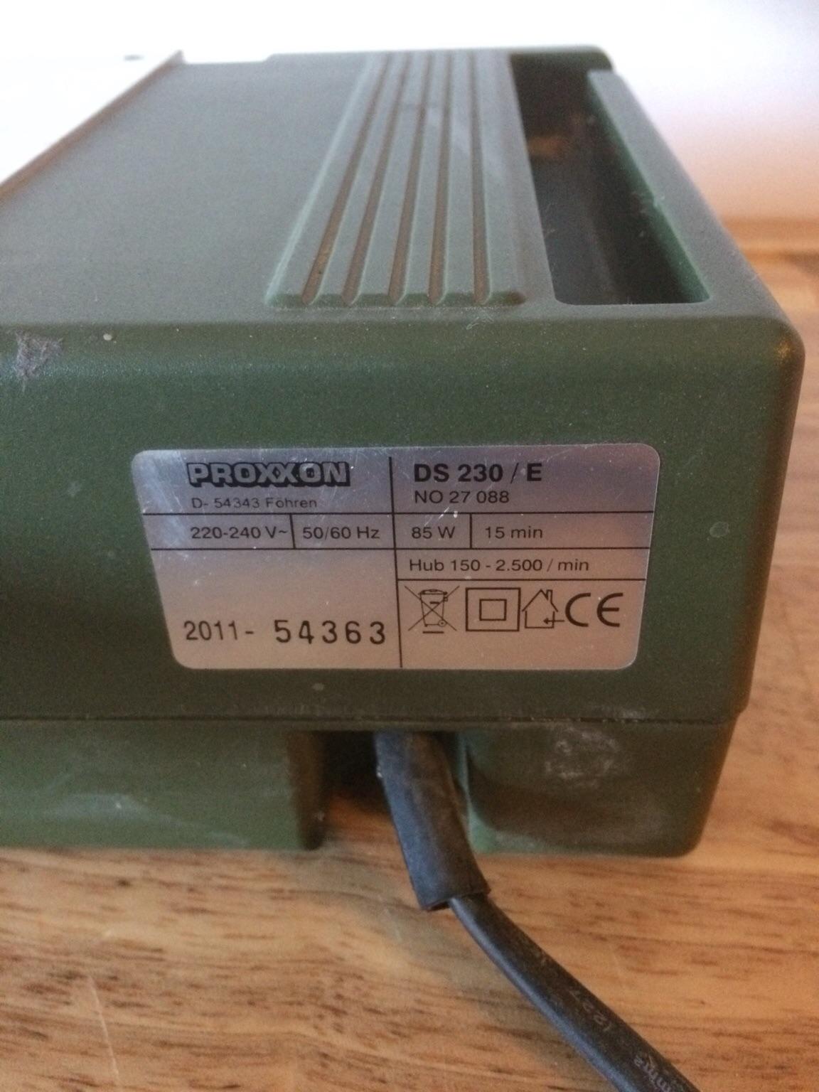 Proxxon Dekupiersäge DS230 in 6408 Pettnau für 55,00 € zum Verkauf ...