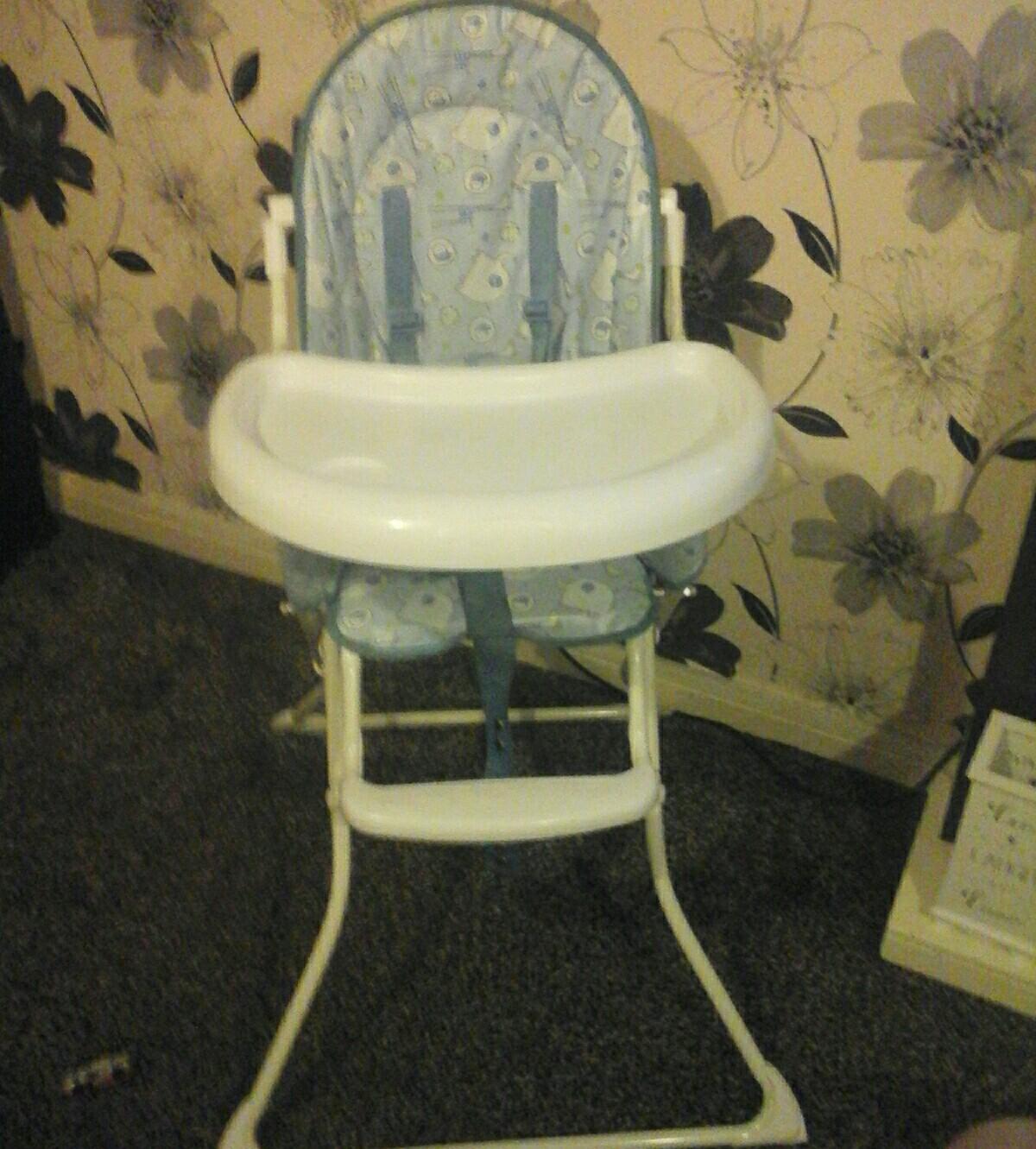 Blue high chair in B33 Solihull for free for sale | Shpock