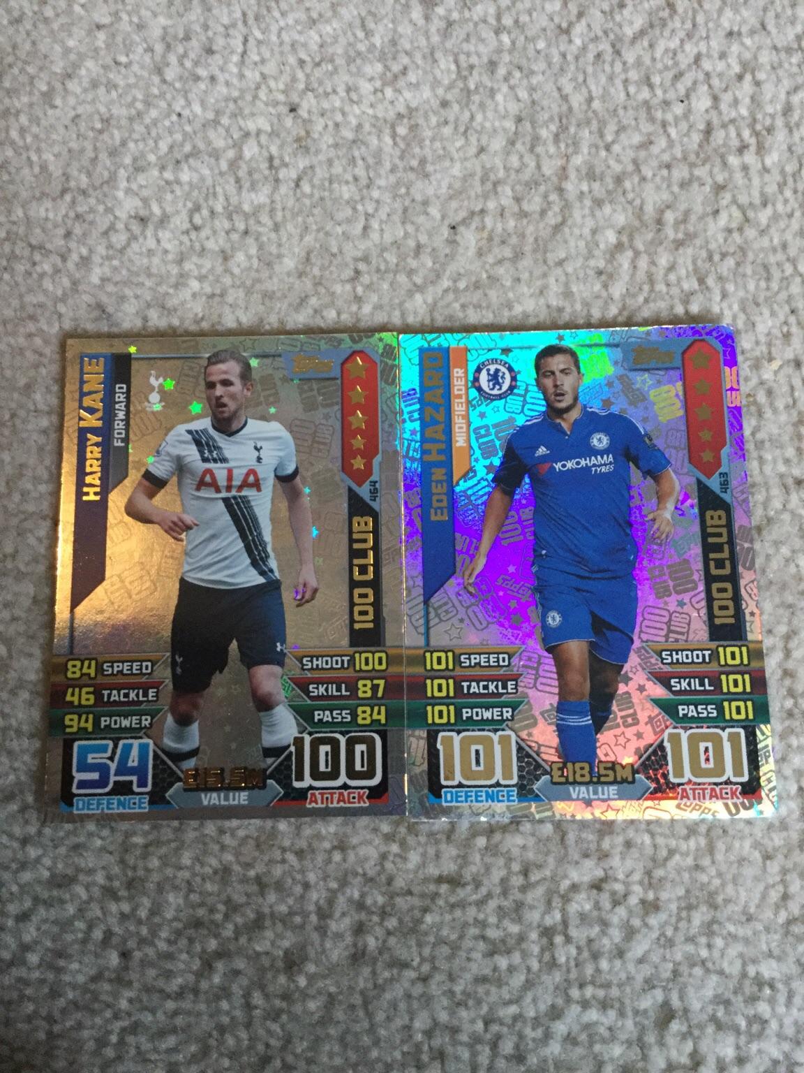 Eden Hazard 101 and Harry Kane 100 club in SN9 Rushall für 1,00 £ zum Verkauf | Shpock DE