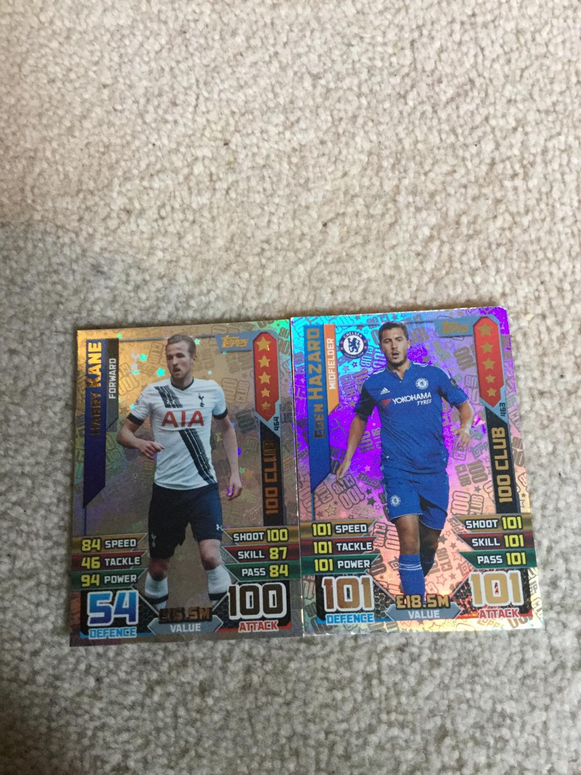 Eden Hazard 101 and Harry Kane 100 club in SN9 Rushall für 1,00 £ zum Verkauf | Shpock DE
