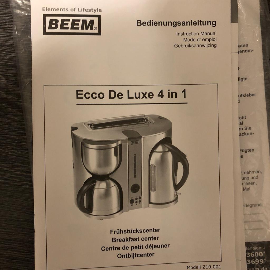 Beem Ecco De Luxe 4 in 1 Frühstückscenter in 74889 Sinsheim für € 100 ...
