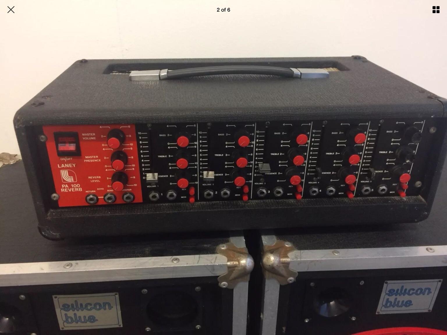 Laney PA 100 Reverb Amplifier Full System in BL3 Bolton for £35.00 for ...