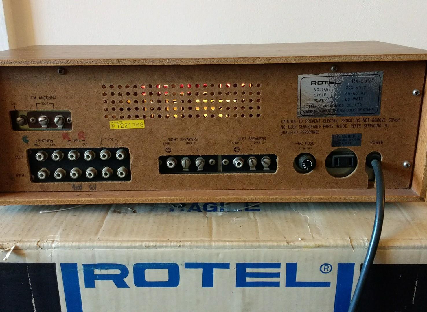 Vintage ROTEL RX-150A Stereo Receiver in RG42 Winkfield für 50,00 £ zum ...