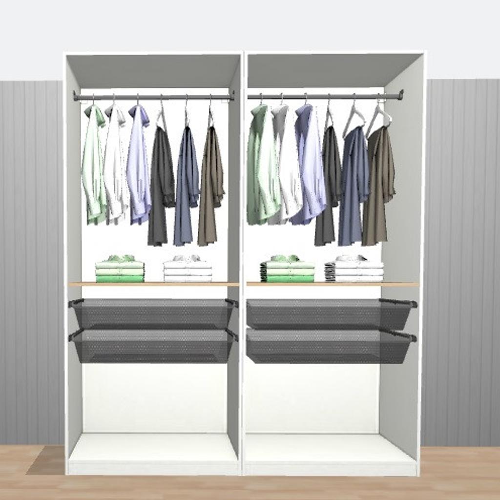 IKEA PAX Double Wardrobe in SE25 Croydon für £ 100,00 zum Verkauf ...