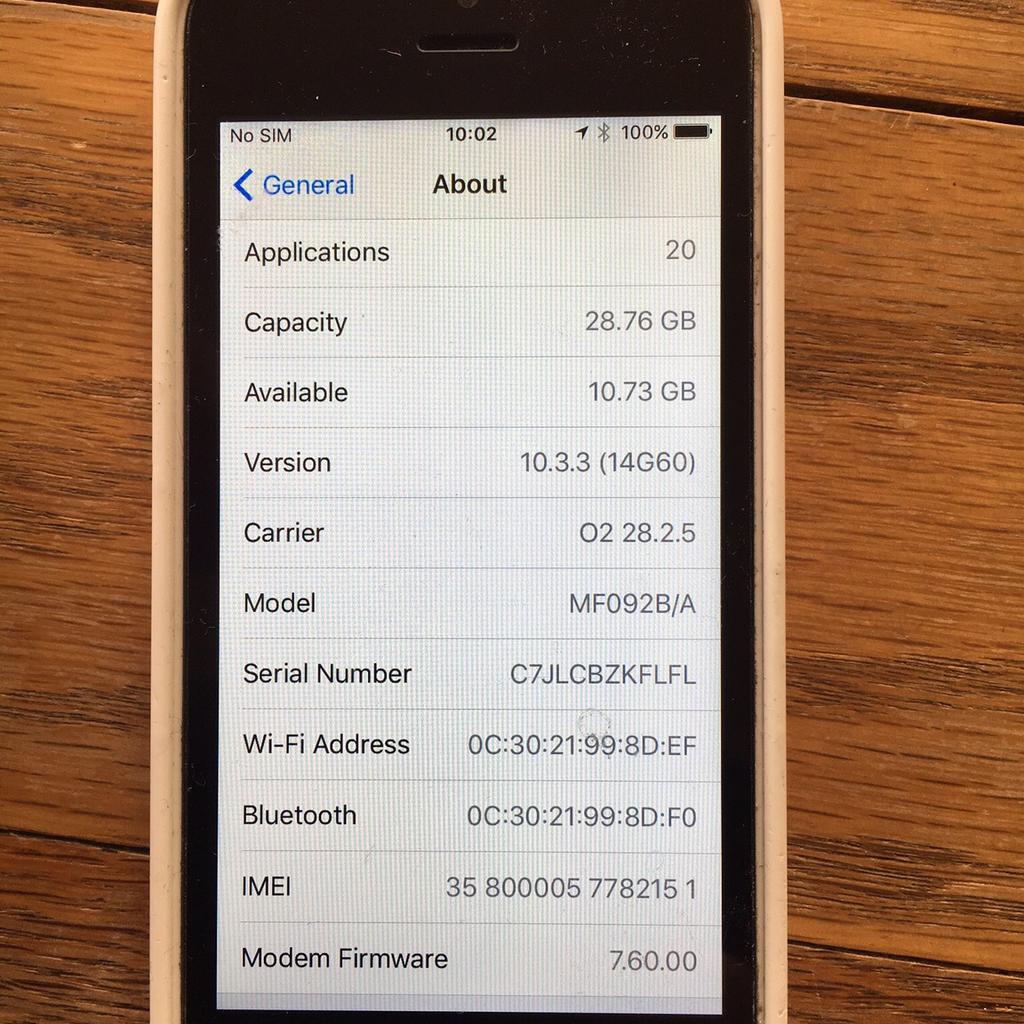 IPHONE 5C 32GB UNLOCKED, RESET in GU19 Heath für 100,00 £ zum Verkauf ...