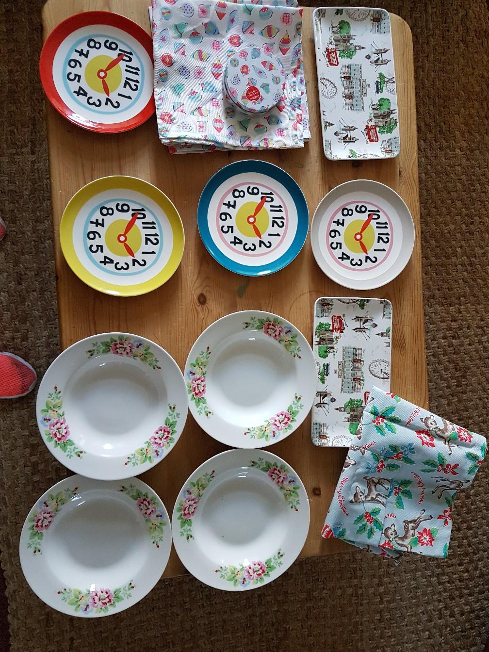 Cath Kidston Clock plates in Cotswold für £ 1,00 zum Verkauf | Shpock AT