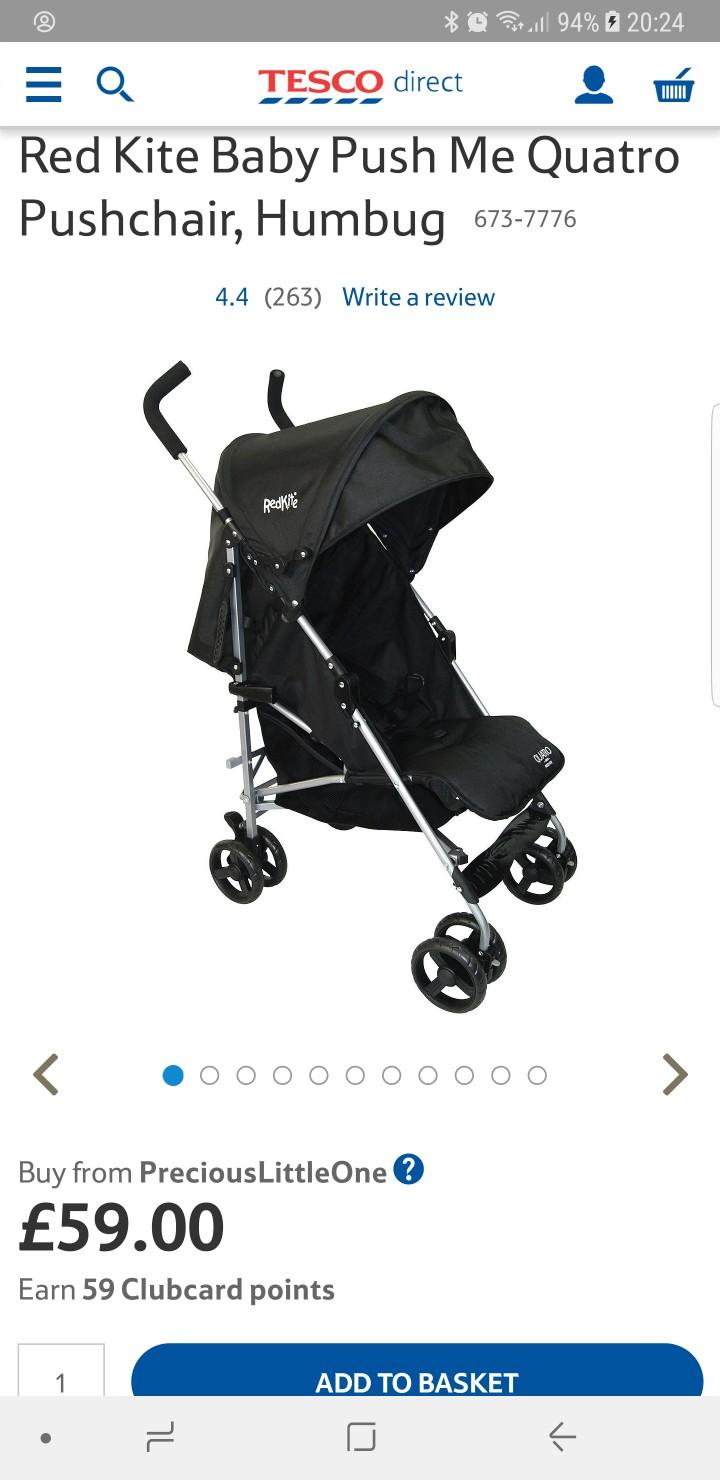 Red Kite Baby Push Me Quatro Pushchair, in W10 Chelsea für 45,00 £ zum ...