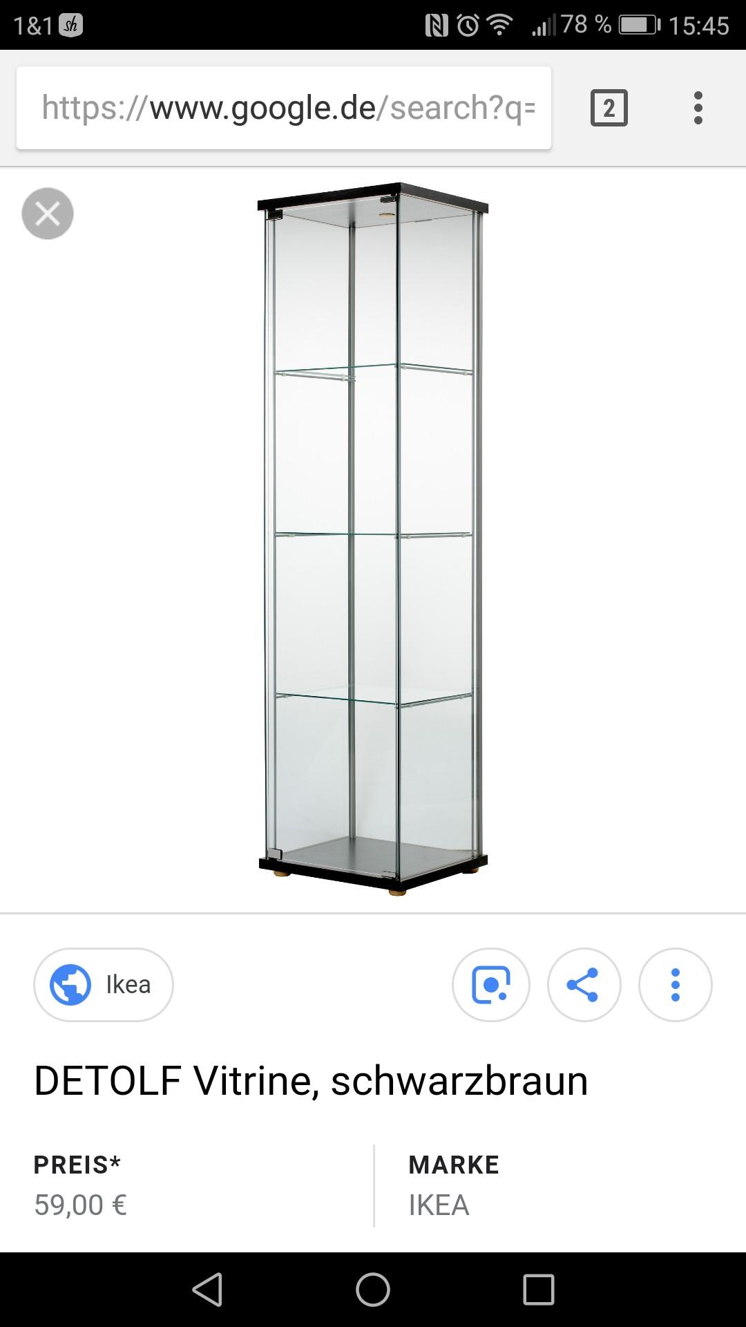 Imagedetailliatorp Vitrine Ikea In 68309 Mannheim Fur 9900 Zum Verkauf Shpock De 2022 09 01721071