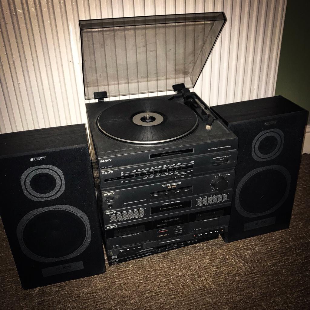Sony HiFi stereo system XO-D10 with turntable in L12 Liverpool für £ 60 ...