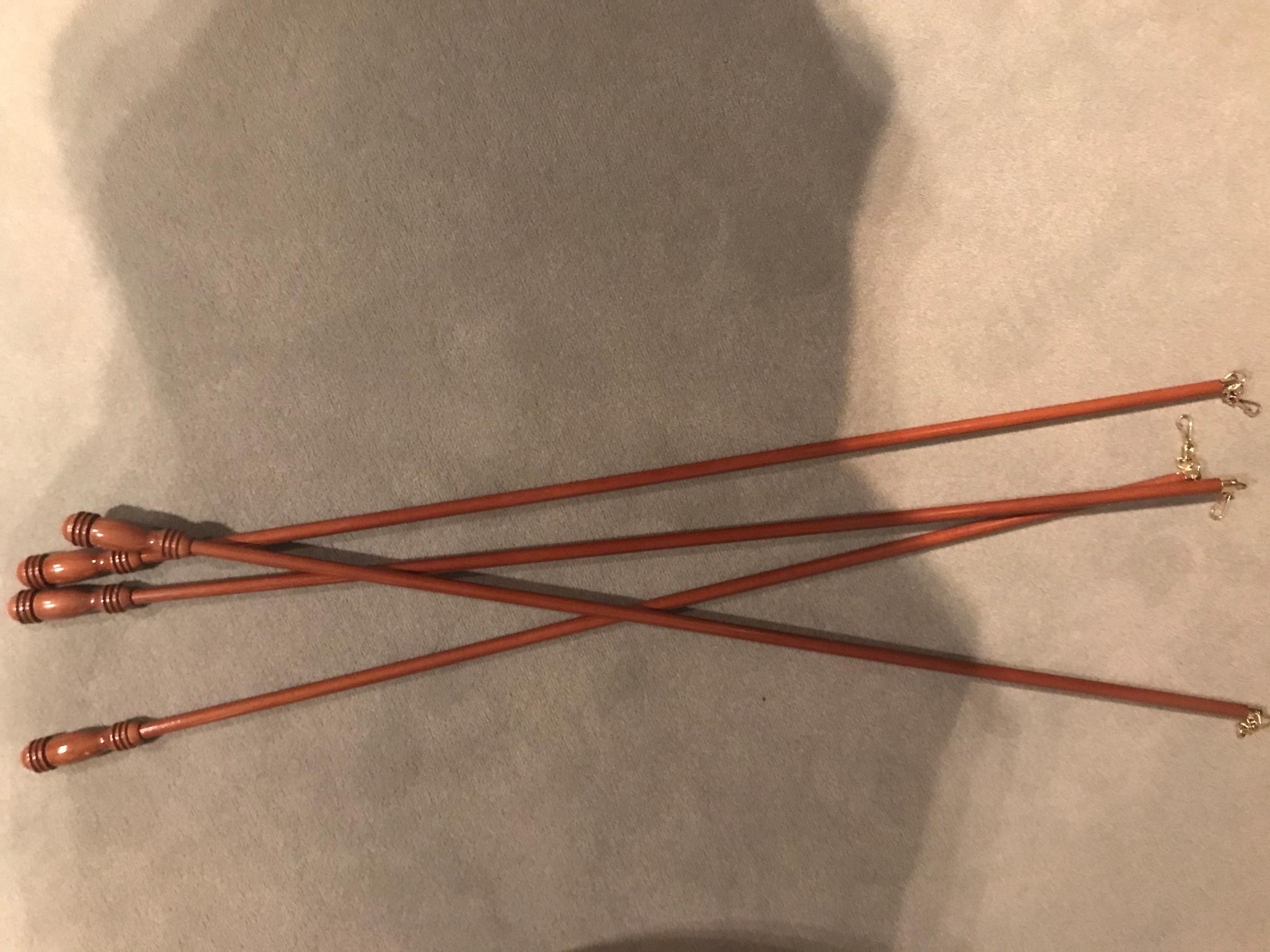 Walnut wood curtain draw rods/pulls in NW3 London für 5,00 £ zum ...