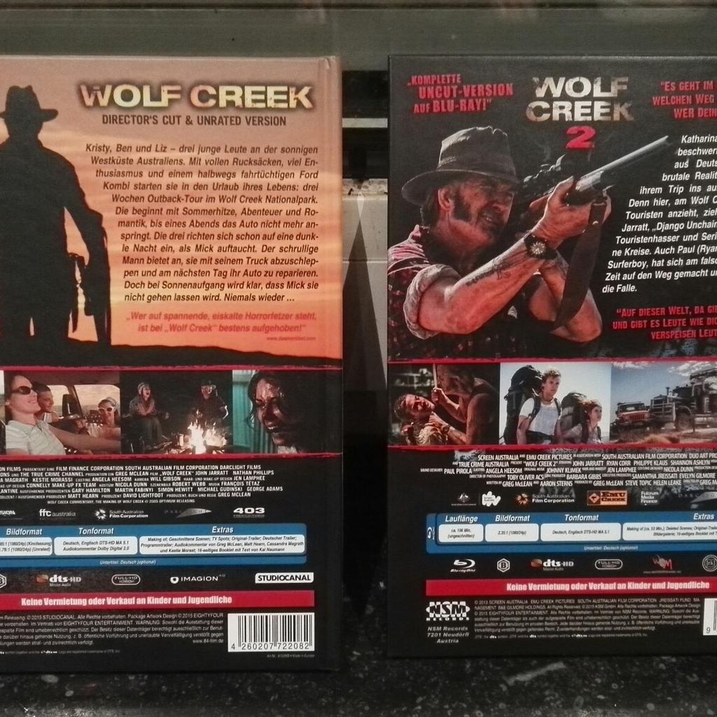 Wolf creek 1&2 mediabook top in 57290 Neunkirchen für 60,00 € zum Verkauf | Shpock DE