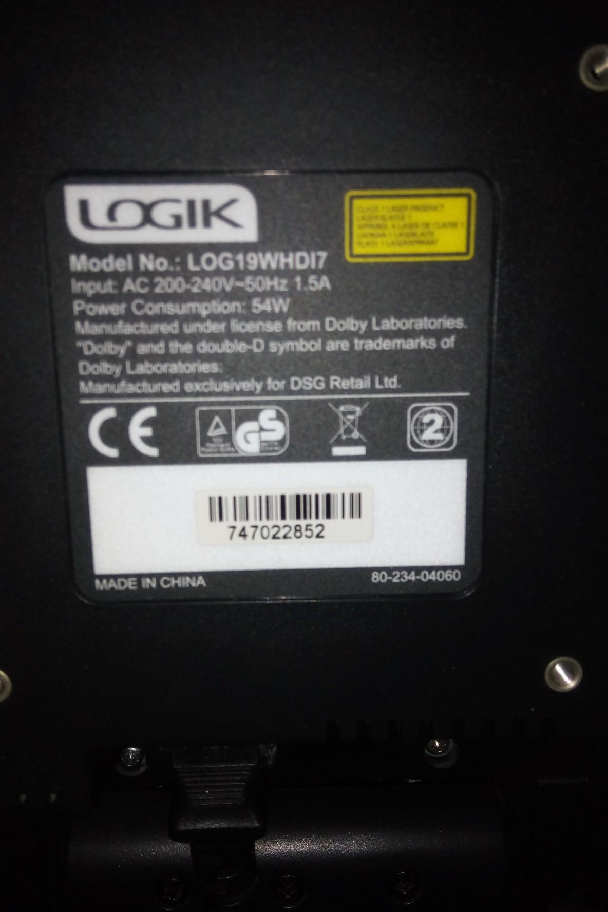 Logik HD HDMI DVB TV in B69 Sandwell for £30.00 for sale | Shpock
