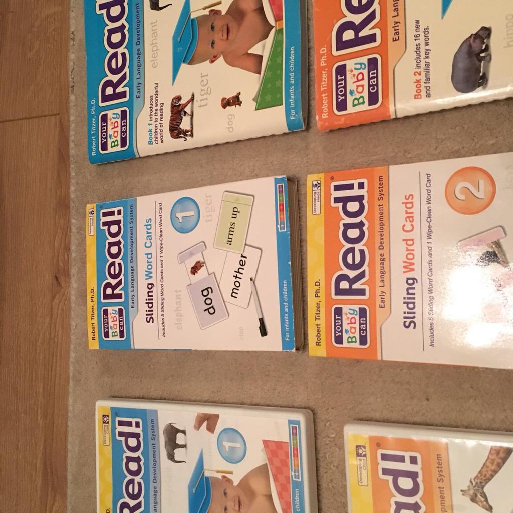 Your Baby Can Read Bundle DVDs books wordcard in MK1 Stratford für 30 ...