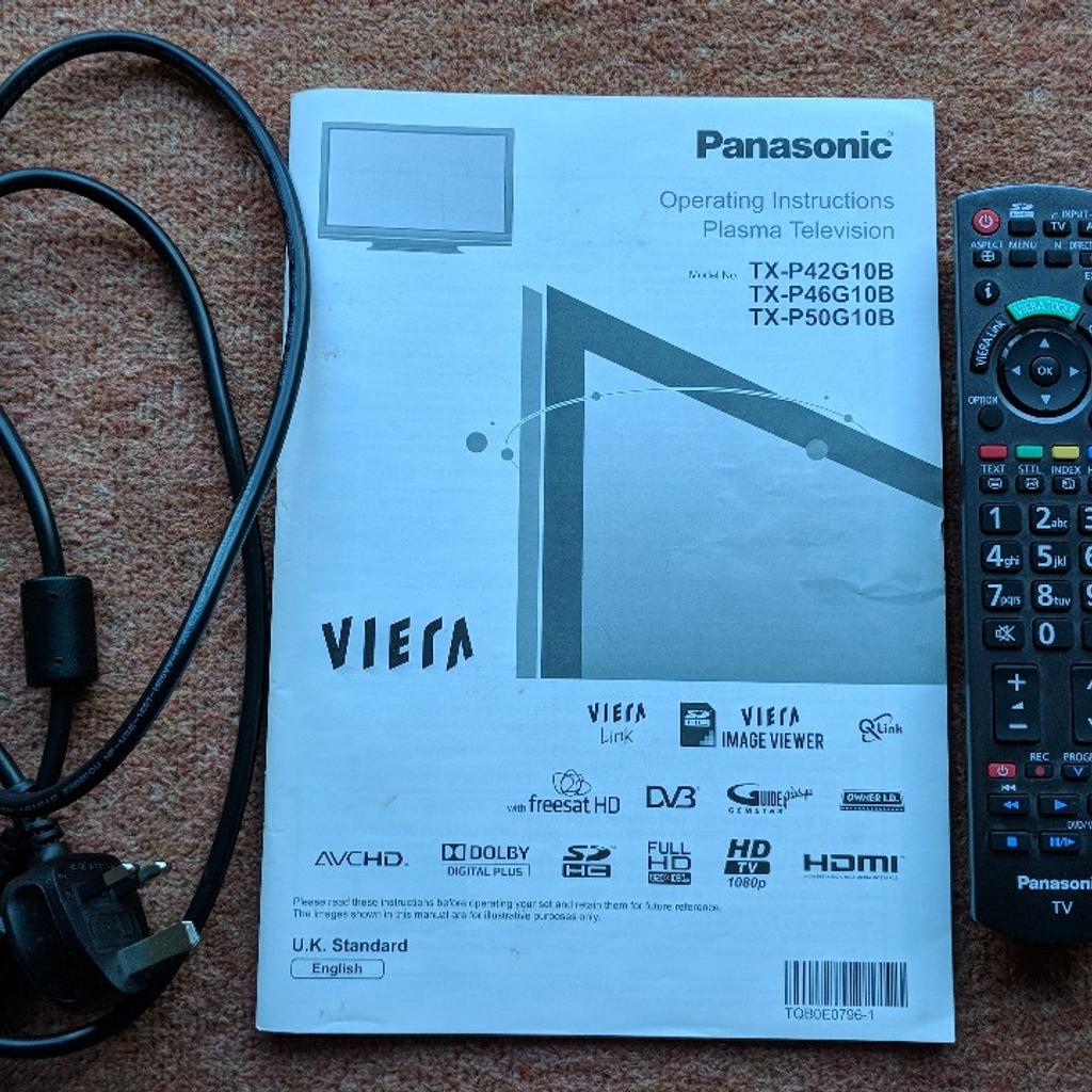 Panasonic Viera 50 inch plasma TV in für £ 300,00 zum Verkauf | Shpock AT