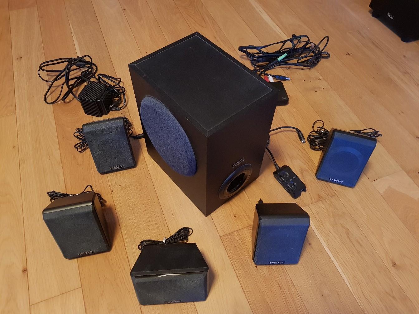 Creative 5.1 PC Lautsprecher Surround System in 26721 Emden for €30.00 ...