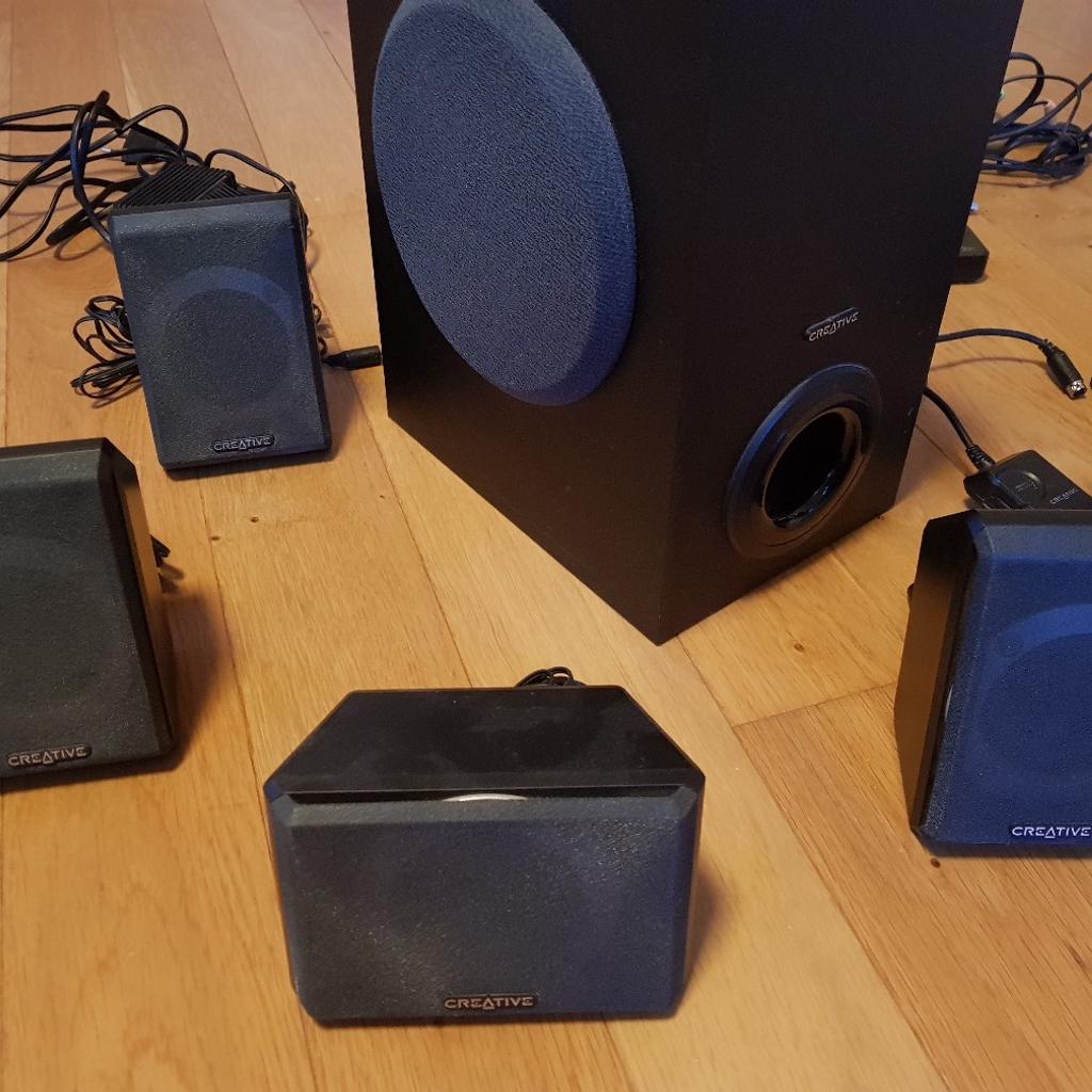 Creative 5.1 PC Lautsprecher Surround System in 26721 Emden for €30.00 ...