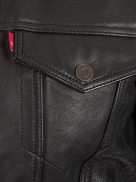 LEVI'S BLACK BUFFALO LEATHER TRUCKER JACKET in RM9 Dagenham für 200,00 ... LEVI'S BLACK BUFFALO LEATHER TRUCKER JACKET in RM9 Dagenham für 200,00 ...