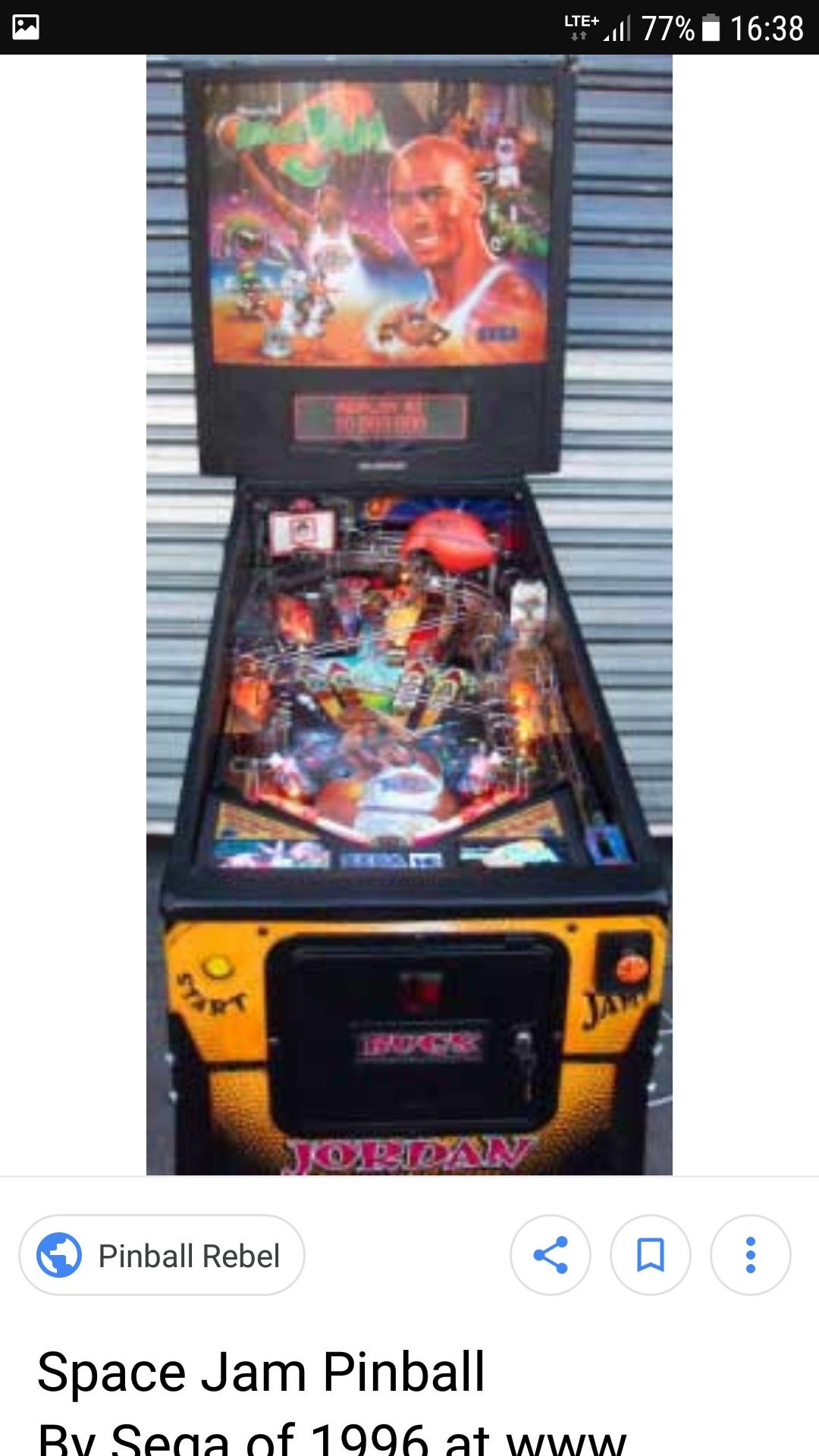 Flipper, Pinball, Space Jam in 6292 Finkenberg für 1.950,00 € zum ...