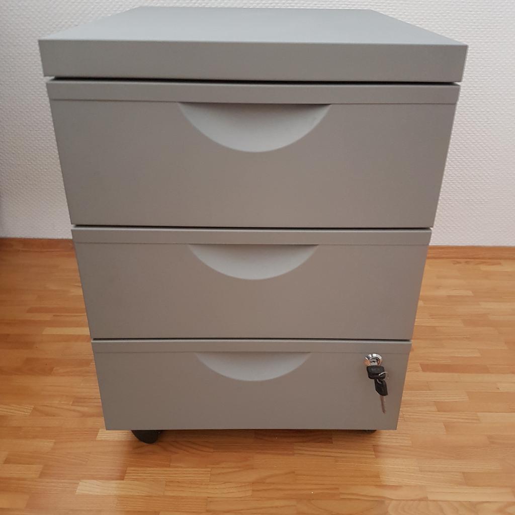 IKEA Rollcontainer mit 3 Schubladen, silber in 67146 Deidesheim for €15 ...