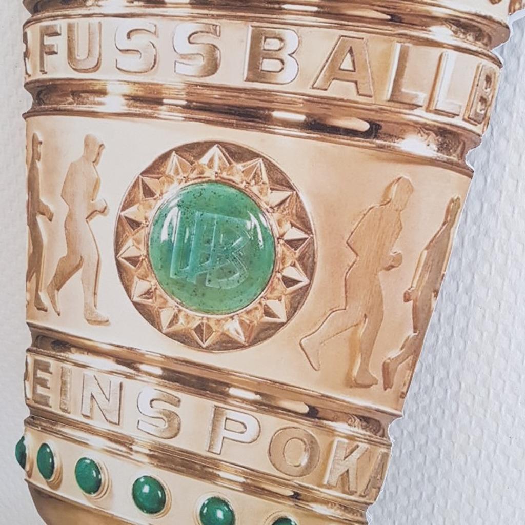 !!54cm Pappe!! DFB Pokal München Leverkusen in 63814 Mainaschaff für 8 ...