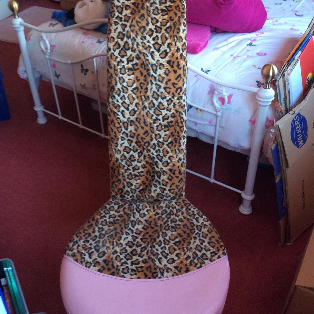 Pink and leopard stiletto shoe chair in London Borough of Havering for ...