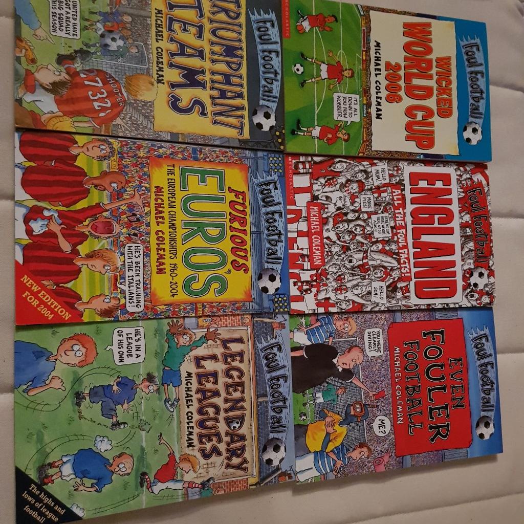 Set of 6 foul football books in B26 Birmingham for £3.00 for sale | Shpock