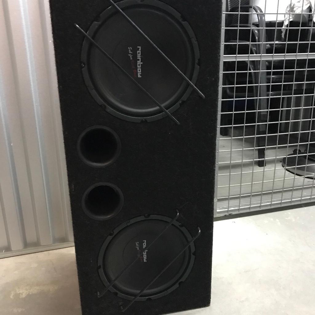 Rainbow Subwoofer und Alpine Endstufe in 2232 Gemeinde Deutsch-Wagram ...