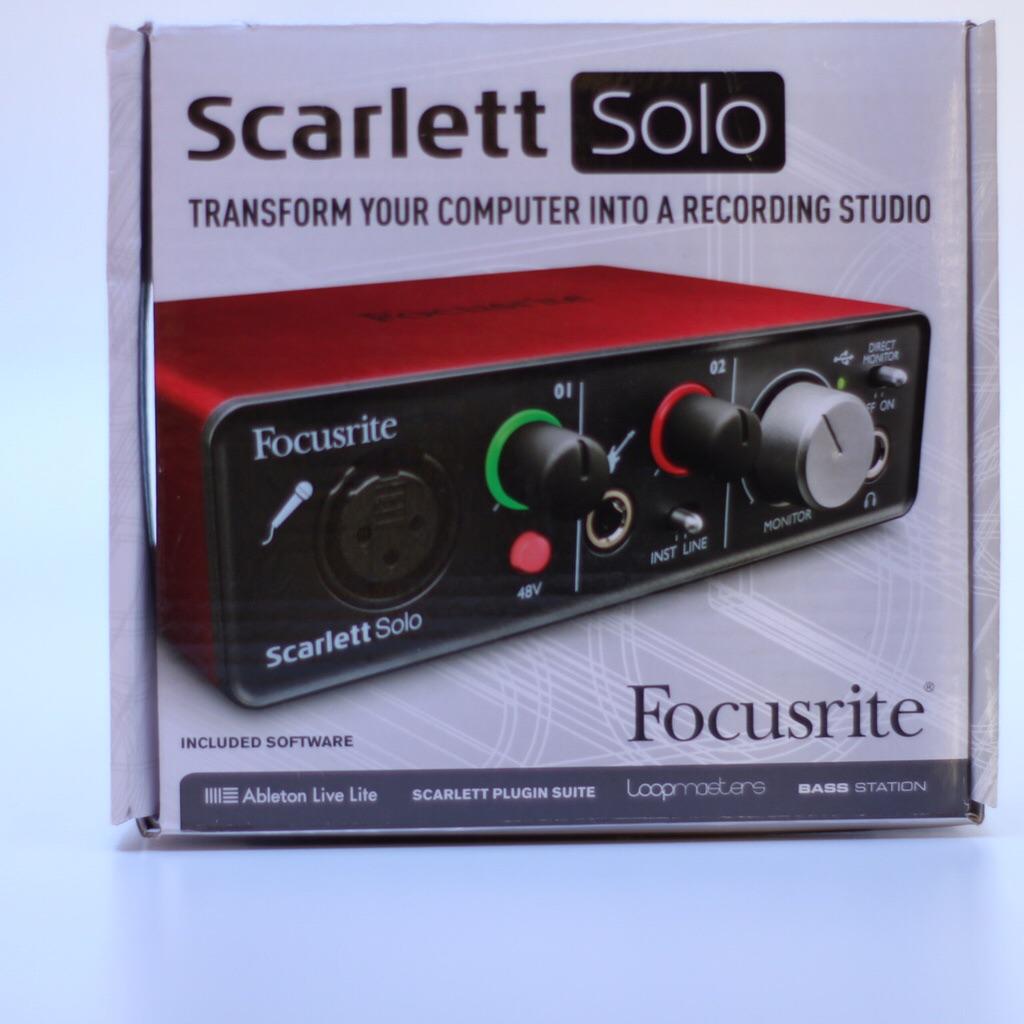 Focusrite Scarlett Solo in 4020 Linz für € 80,00 zum Verkauf | Shpock AT