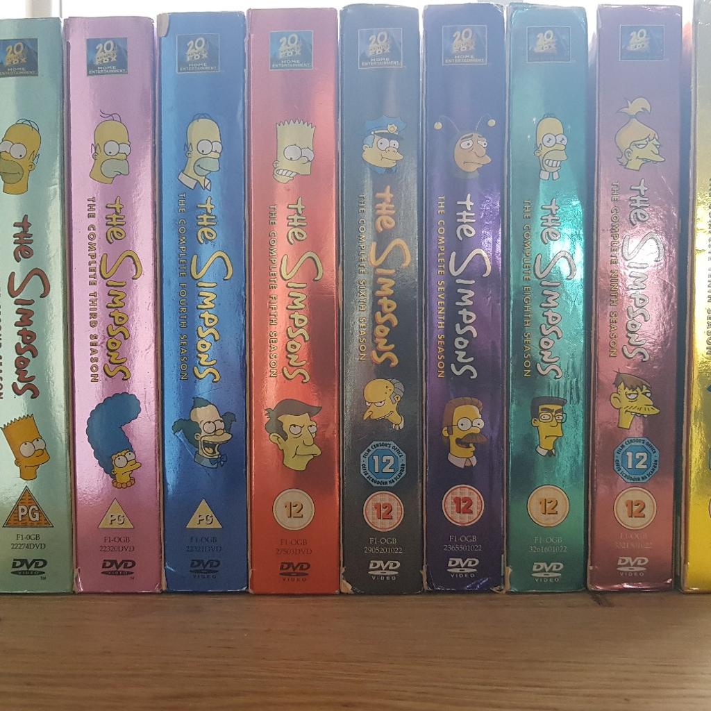The Simpsons DVD's Seasons 1-10 Complete in ME8 Gillingham für 5,00 ...