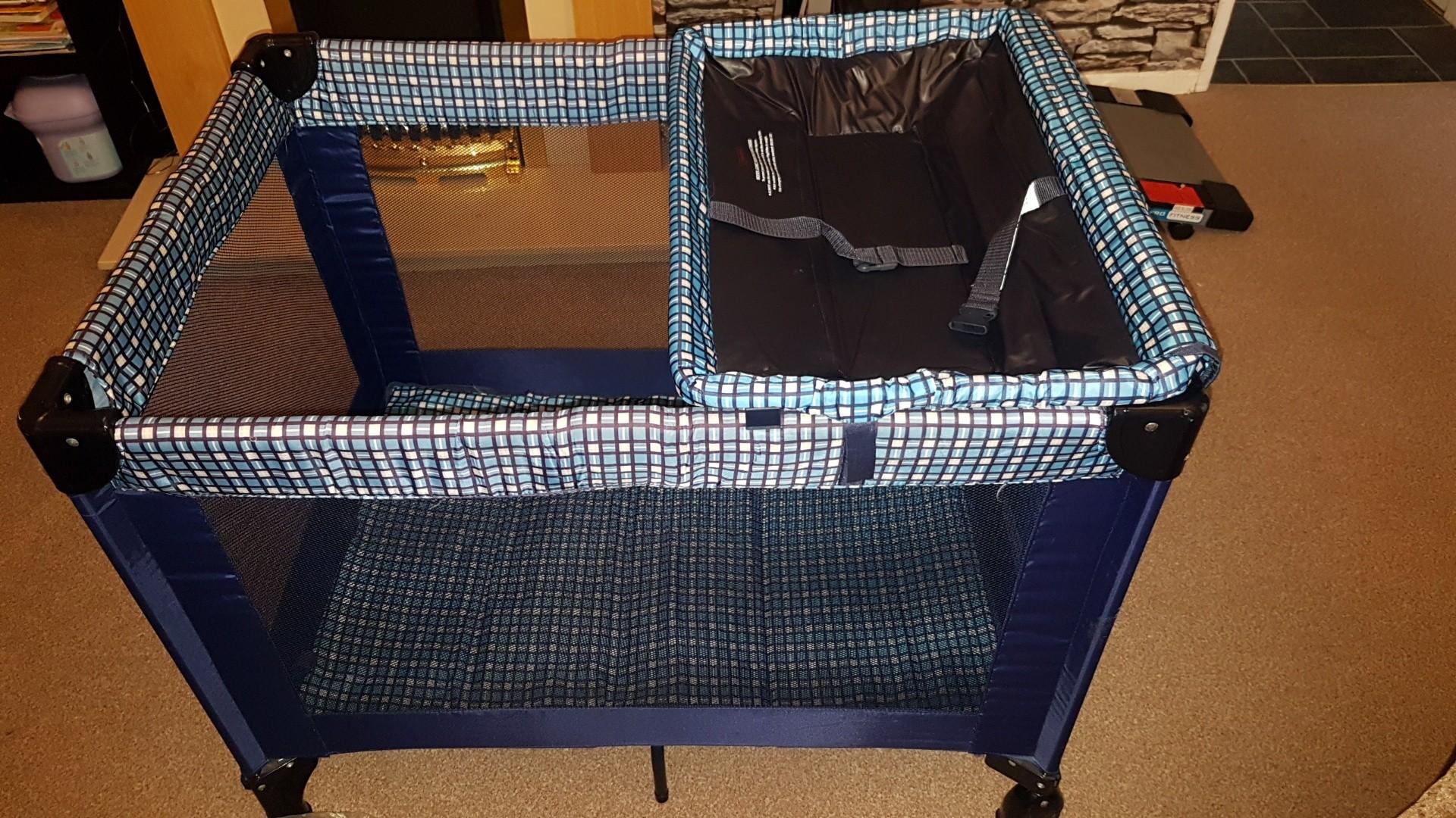 Little Shield Travel cot with basinete & in Doncaster for £10.00 for ...